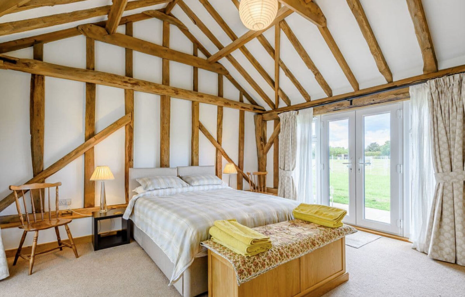 Barn Conversion Before and After - Roger Gladwell Timber Frame Construction