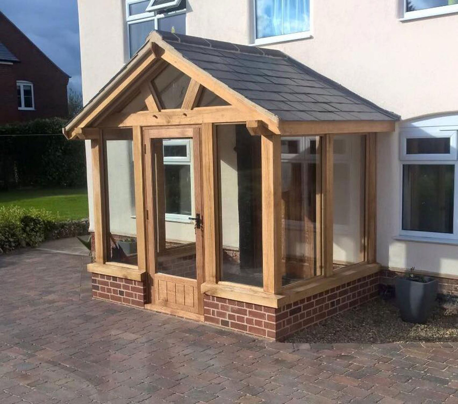 Timber Porches - Roger Gladwell Timber Frame Construction