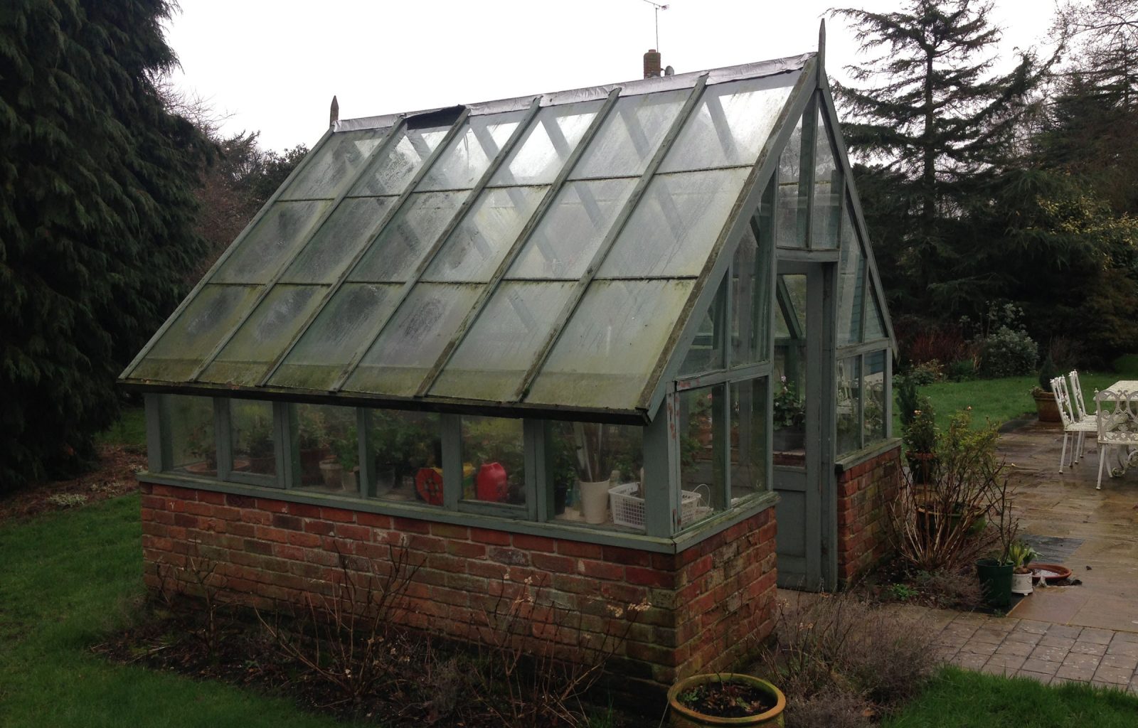 Greenhouse Restoration - Roger Gladwell Timber Frame Construction