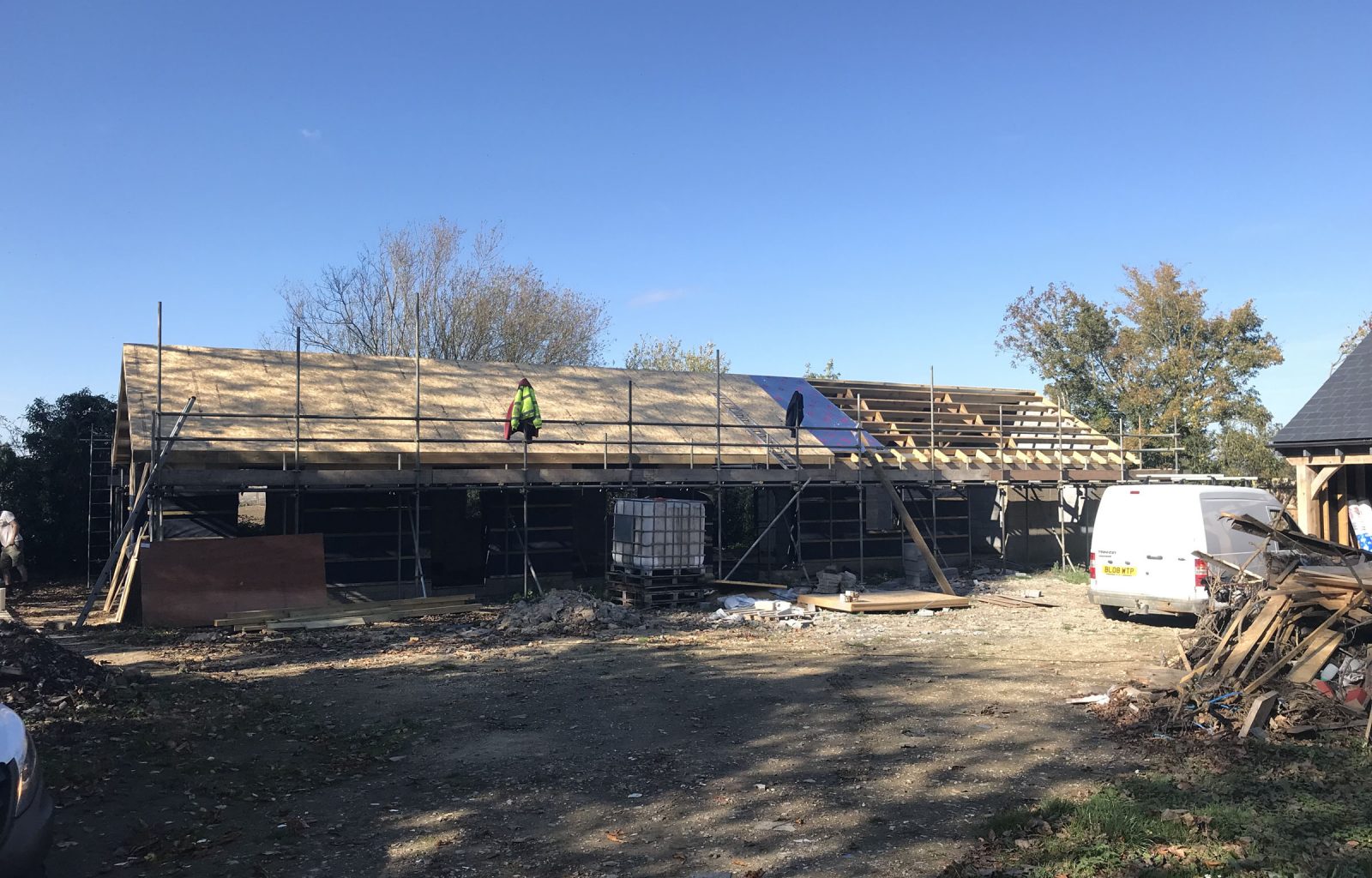 Farm building conversion - Roger Gladwell Timber Frame Construction