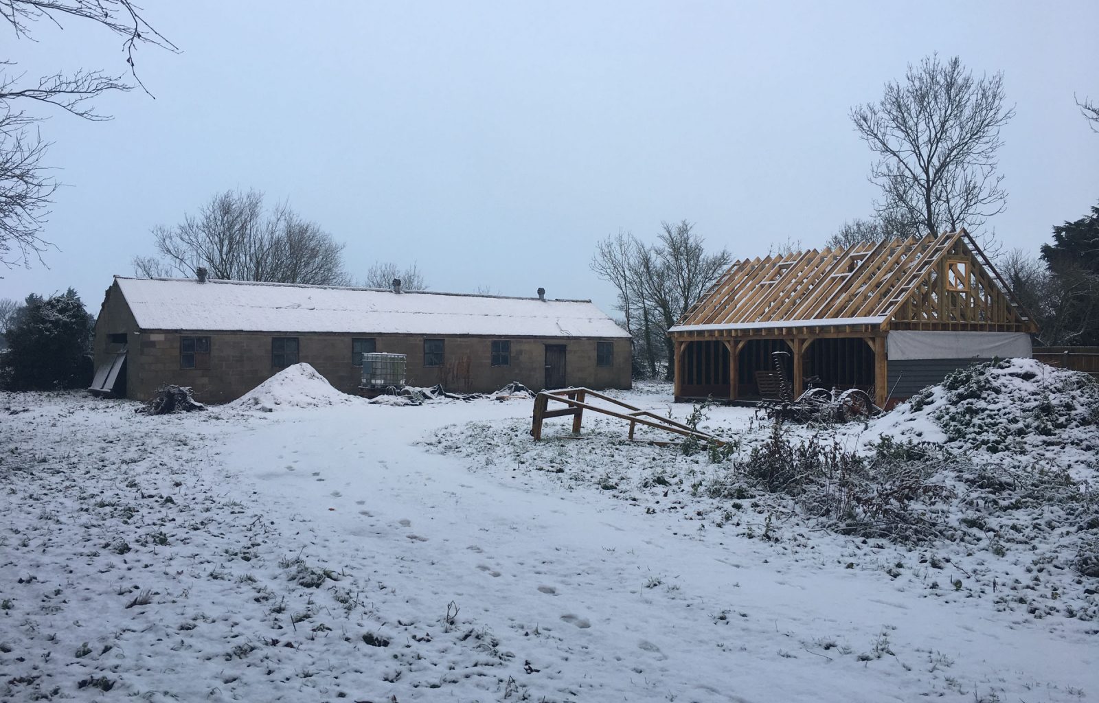 Farm building conversion - Roger Gladwell Timber Frame Construction