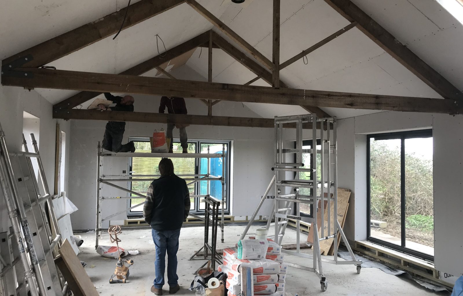 Farm building conversion - Roger Gladwell Timber Frame Construction