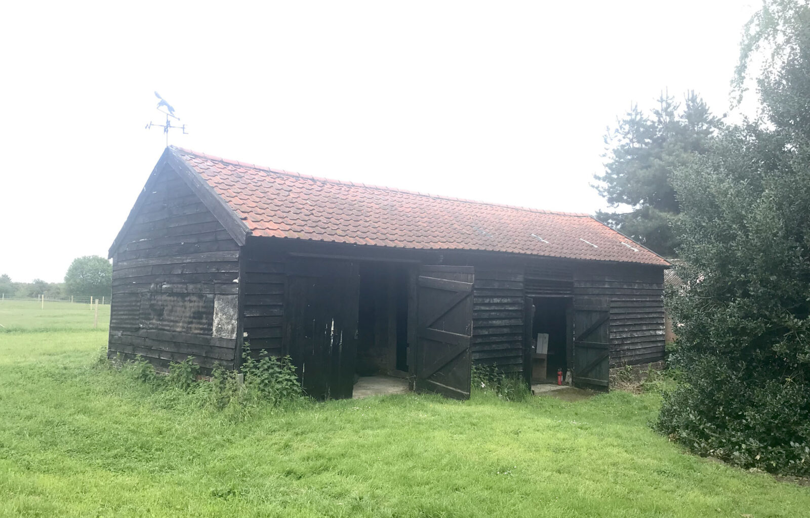 Barn Conversion Before and After - Roger Gladwell Timber Frame Construction