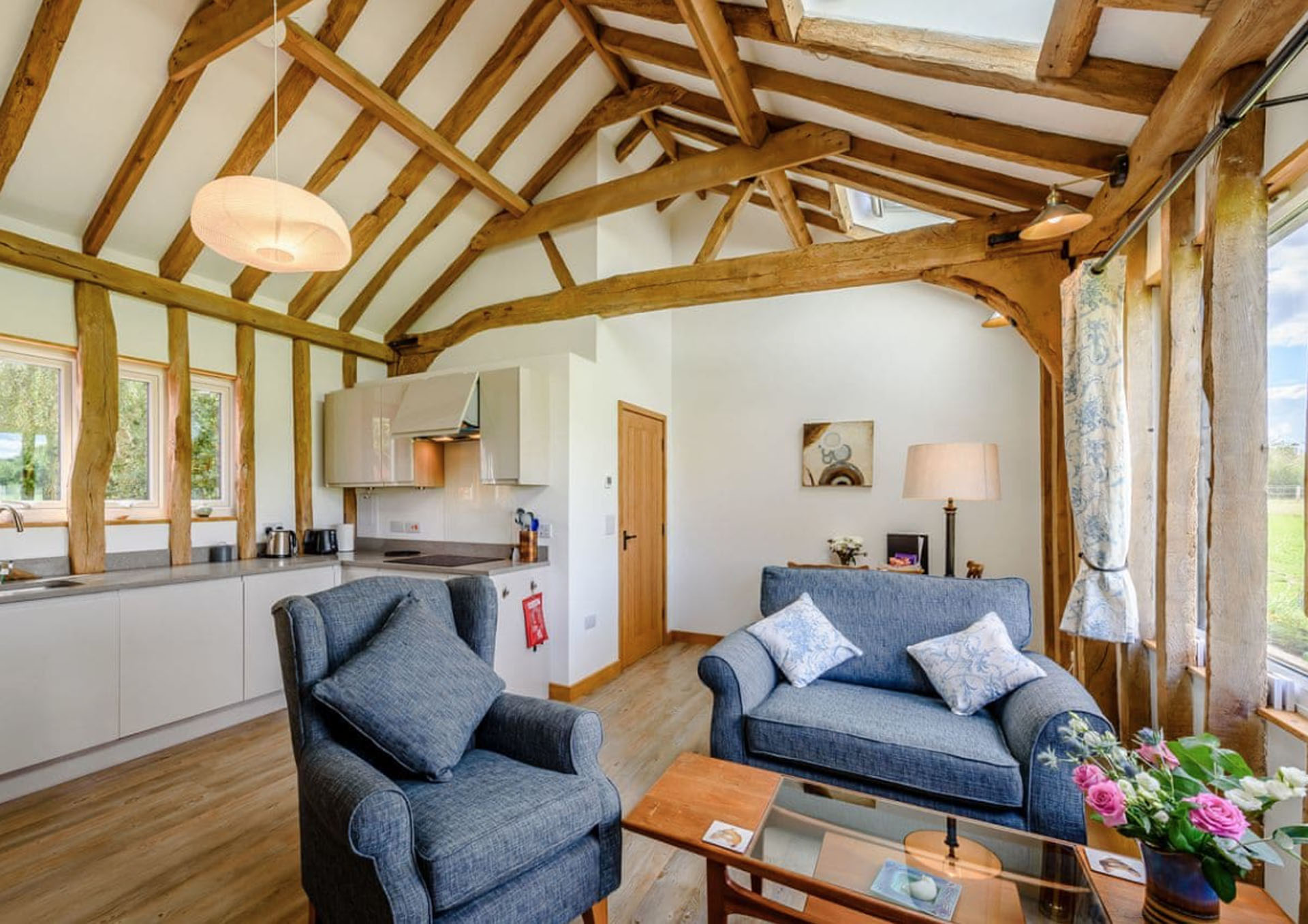 Barn Conversion Before and After - Roger Gladwell Timber Frame Construction