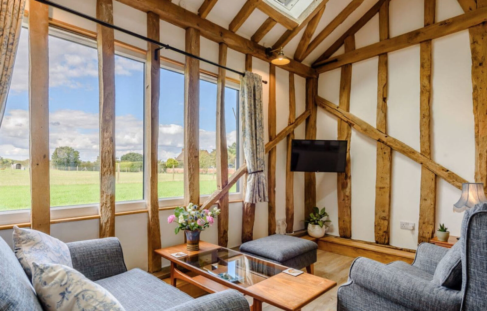 Barn Conversion Before and After - Roger Gladwell Timber Frame Construction