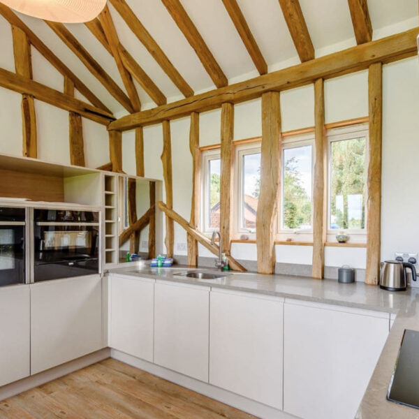 Barn Conversion Before and After - Roger Gladwell Timber Frame Construction