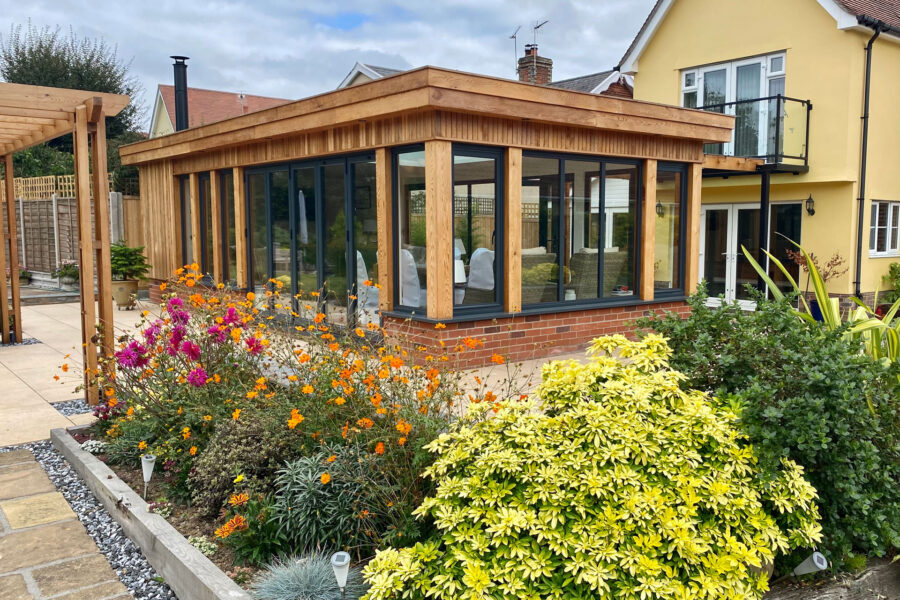 Summerhouse, interior and exterior - Roger Gladwell Timber Frame ...