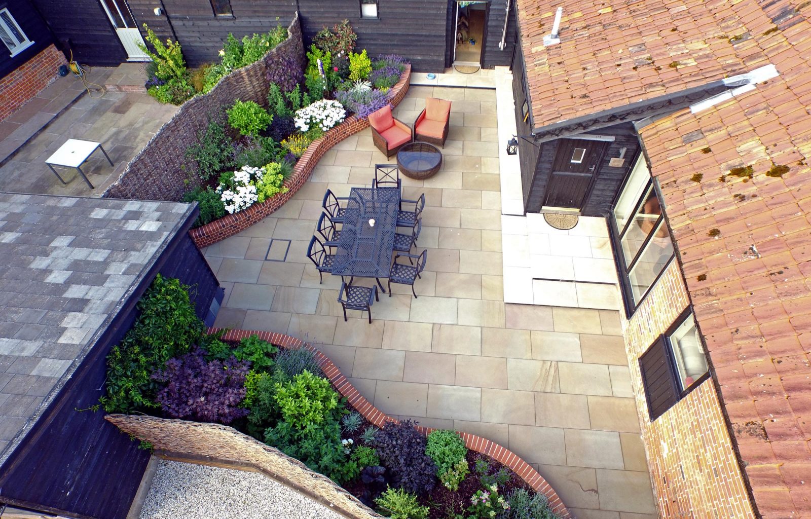 Courtyard Construction - Roger Gladwell Landscape & Design