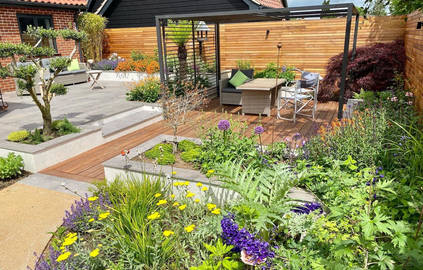 Garden Landscaping Project at Ufford, Suffolk - Roger Gladwell ...